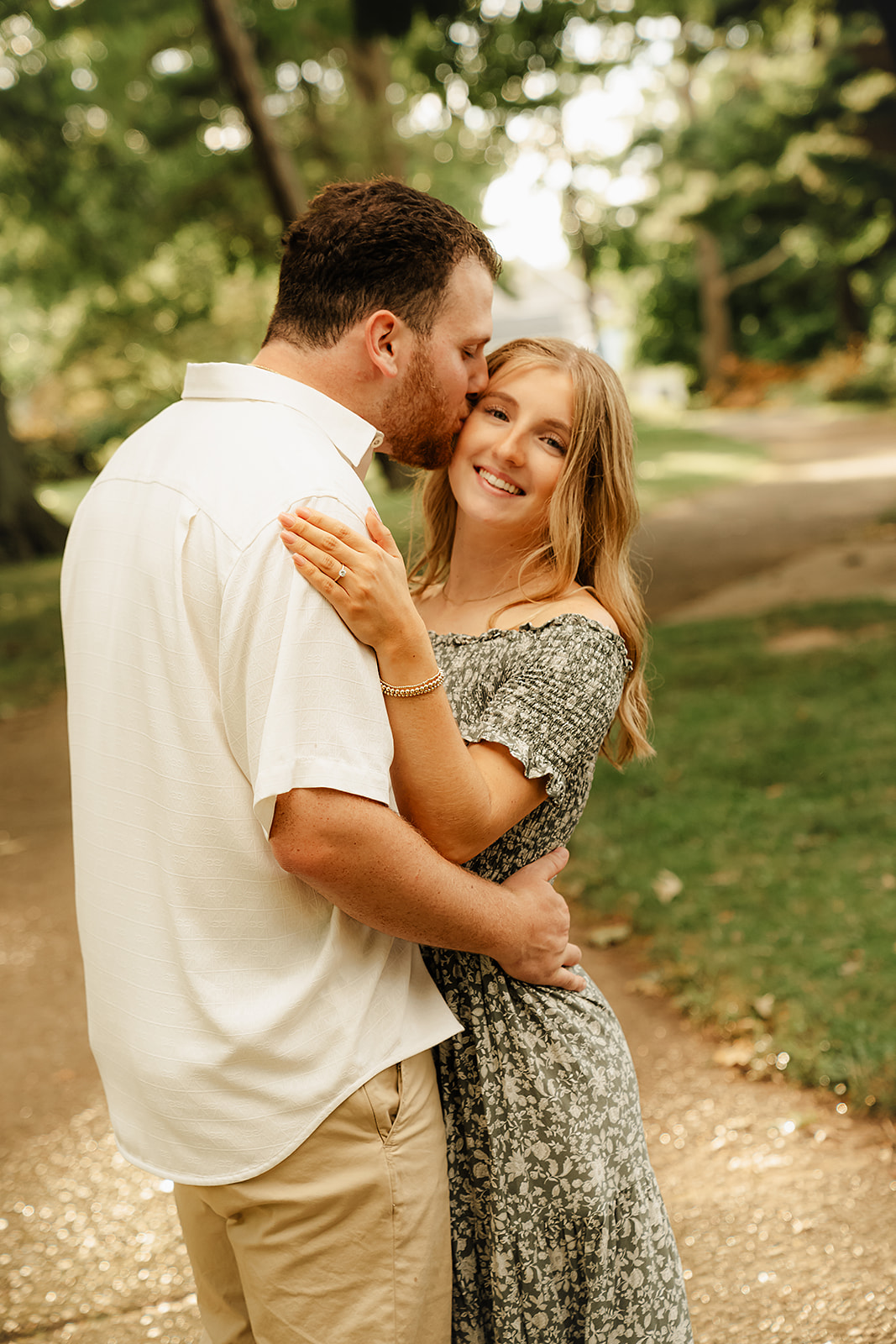 Courtney & Alex Engagement Session In the Rain - Shipwrecked Creative