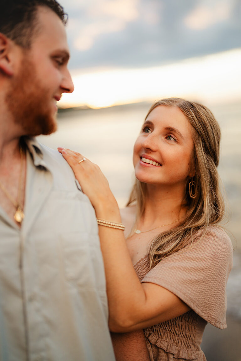 Courtney & Alex Engagement Session In the Rain - Shipwrecked Creative