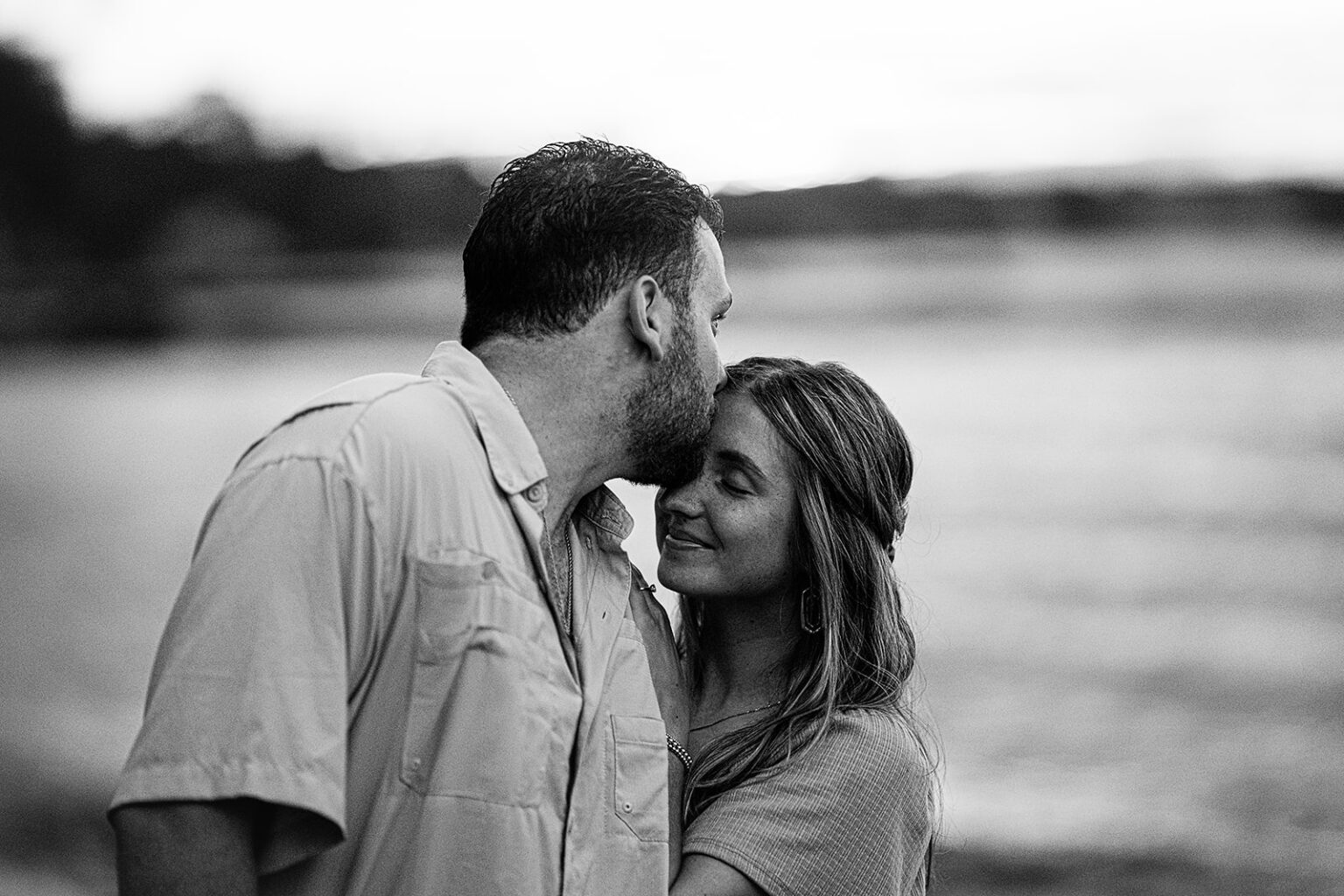 Courtney & Alex Engagement Session In the Rain - Shipwrecked Creative